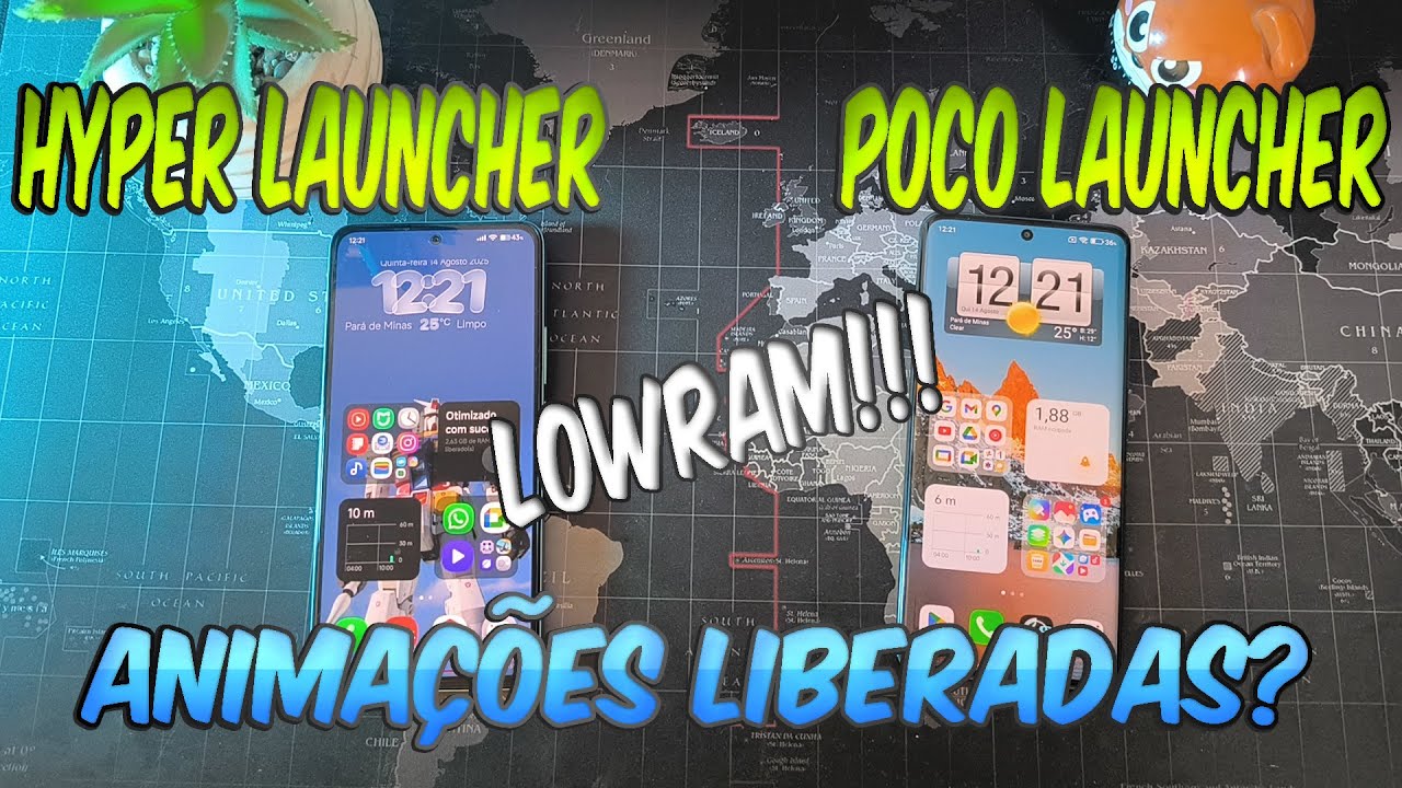 Xiaomi Libera! Novo Hyper Launcher + Poco Launcher LowRAM com Animações ...