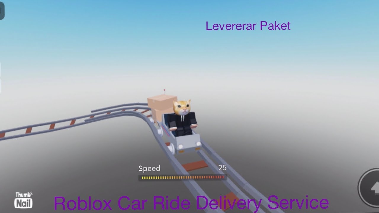 Levererar Paket (Roblox Cart Ride Delivery Service) - YouTube