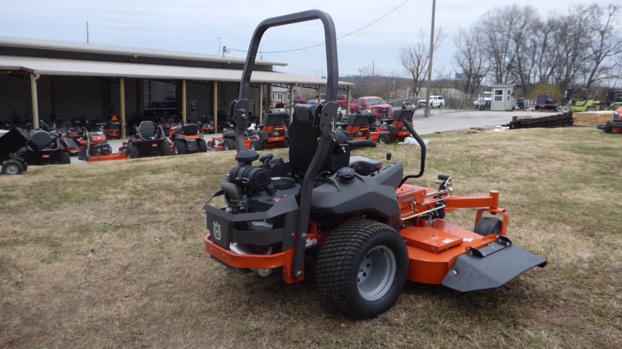 Husqvarna Zero Turn Mower PZ72 72" Deck 31hp Kawasaki FX Closeout - YouTube