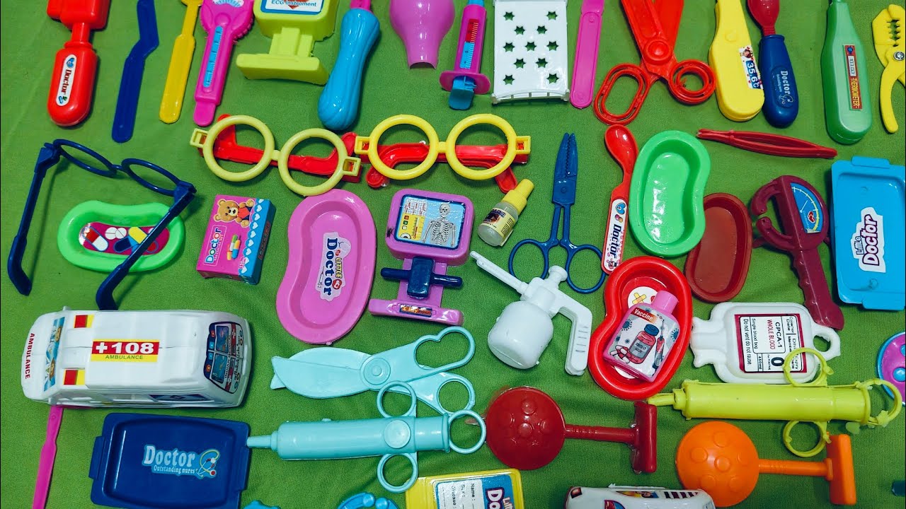 DIY 8 minutes satisfying unboxing kitty doctor kit Asmr satisfying ...