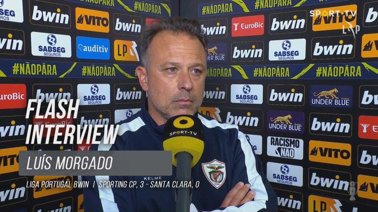 Luís Morgado apelou ao empenho dos jogadores já no próximo jogo - YouTube