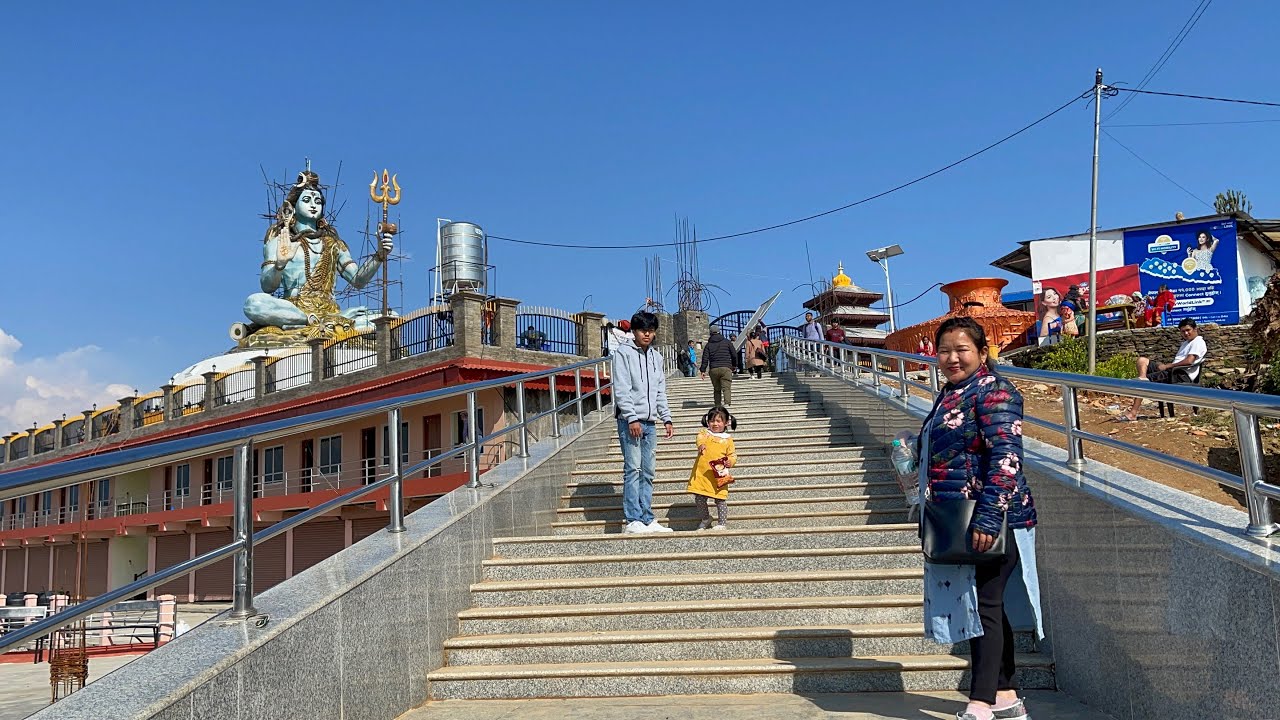 Visit to Big shiv statue in pumdi bhumdi, near pokhara , Nepal - YouTube