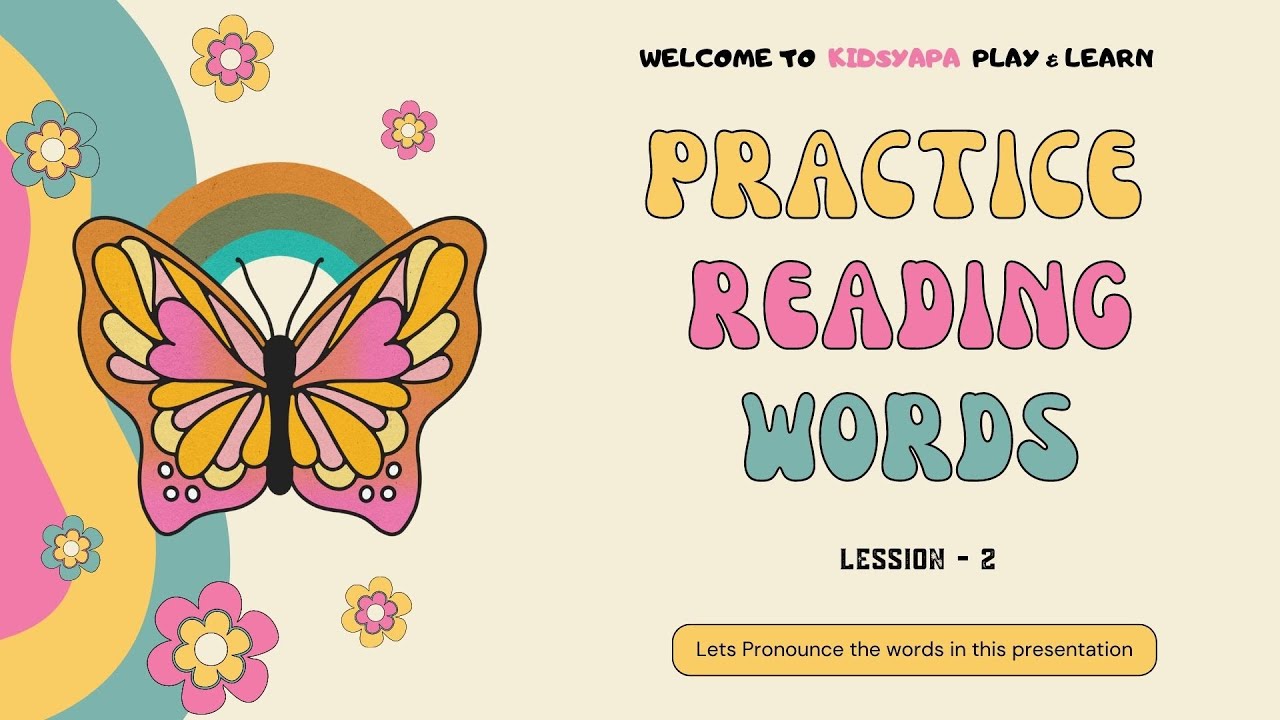 Grade 1 || Lesson - 2 || Practice English Words || Reading || Class - 1 ...