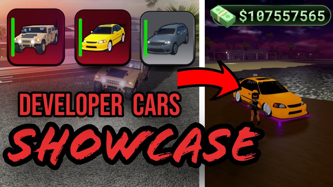 Unreleased DEVELOPER CARS Showcase || Roblox Blockspin - YouTube