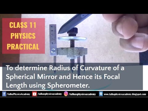 Spherometer | Class 11 Physics Practicals | Karachi Board - YouTube