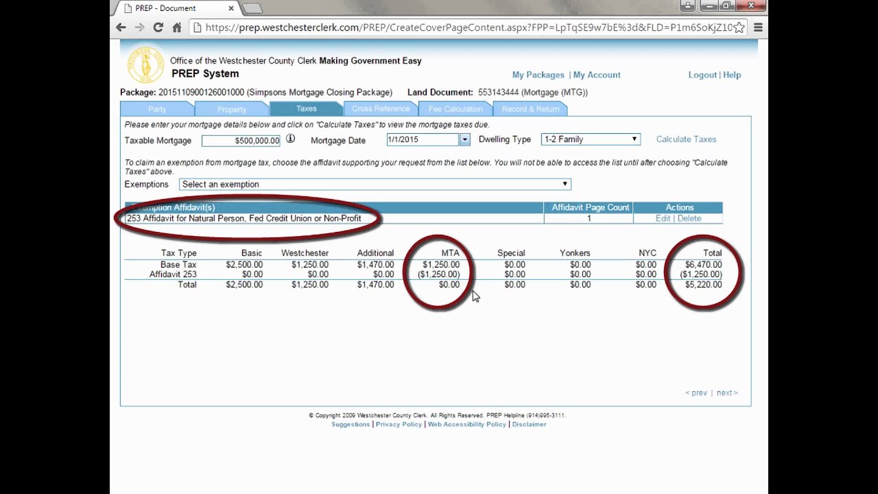 Entering a Mortgage in the PREP System - YouTube