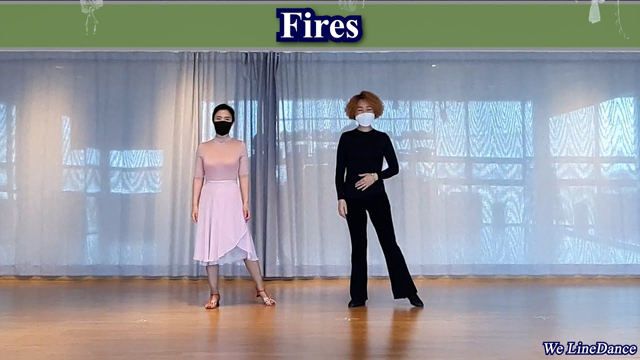 Fires Line Dance - Barbara R. K. Wallace (CAN) - April 2021 - YouTube