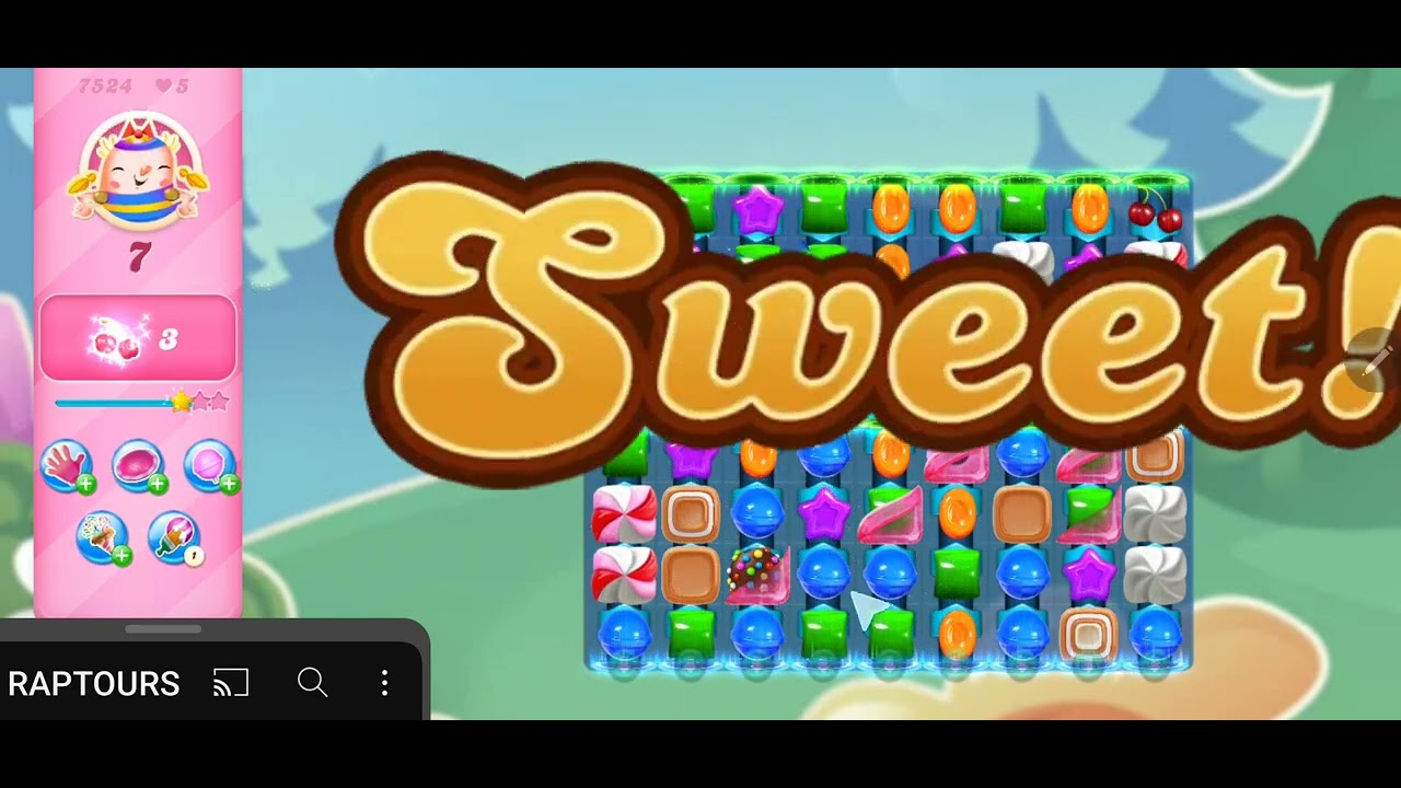 Candy Crush Saga Level 7524 NO BOOSTERS Passed on First Try! Coconut ...