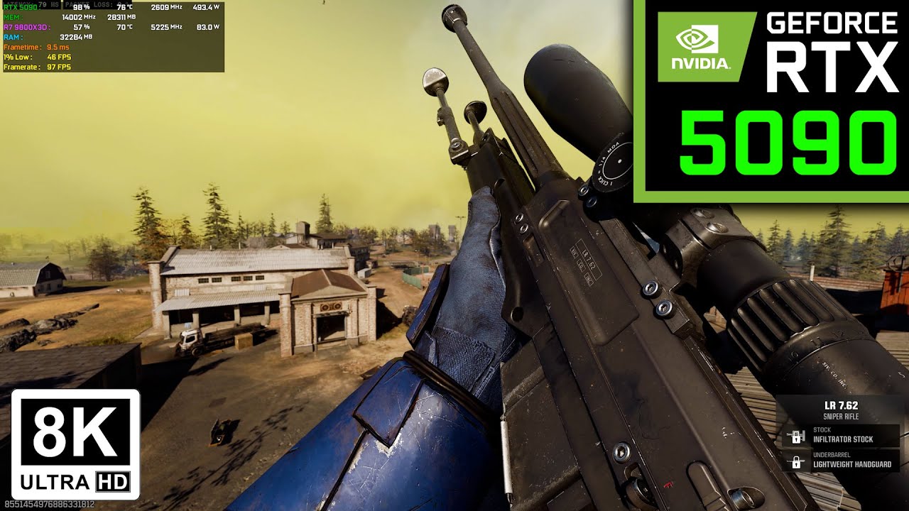 COD: Warzone QUAD Win Gameplay | RTX 5090 32GB (8K Maximum Settings ...