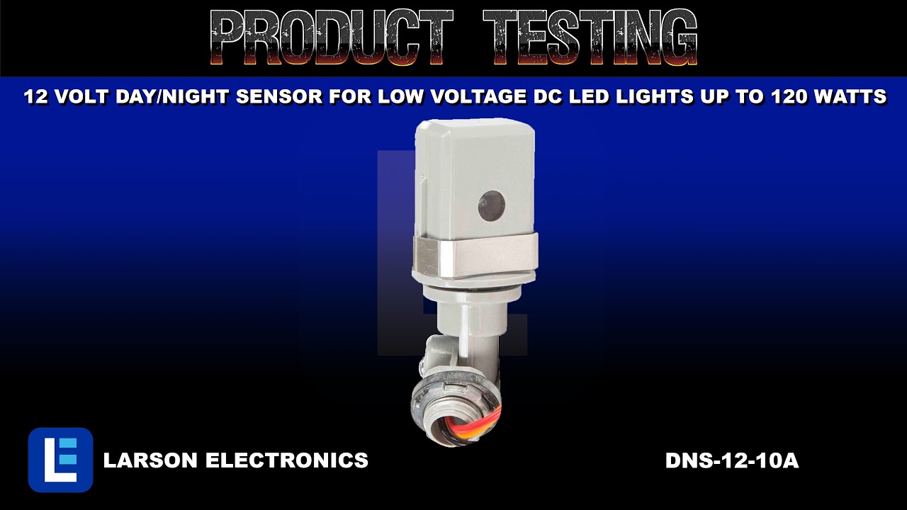 12 Volt Day/Night Sensor for Low Voltage DC LED lights up to 120 Watts ...