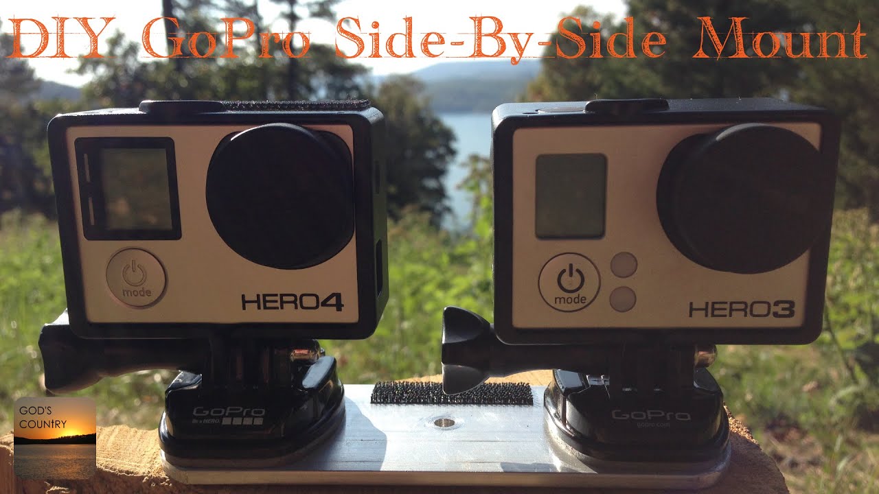 DIY GoPro Comparison Side-By-Side Mount: Build It! - YouTube