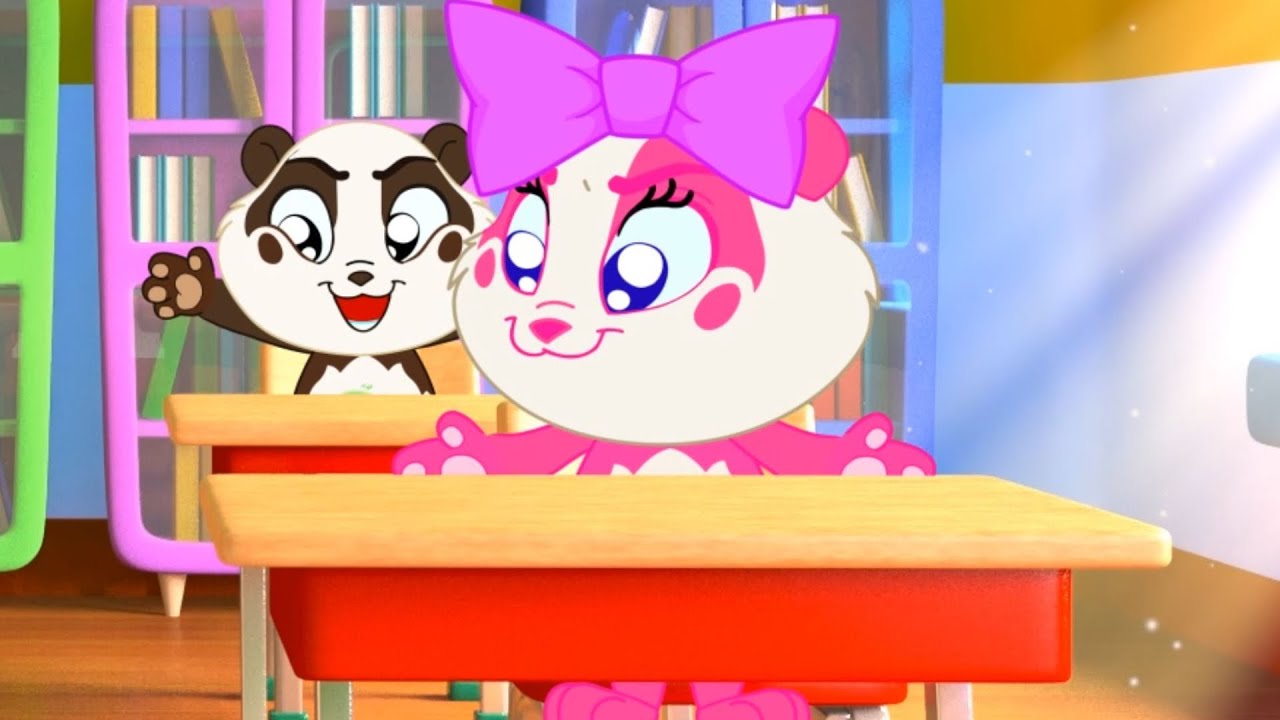 Visit the School Song | Panda Bo Finger Family & Nursery Rhymes - YouTube