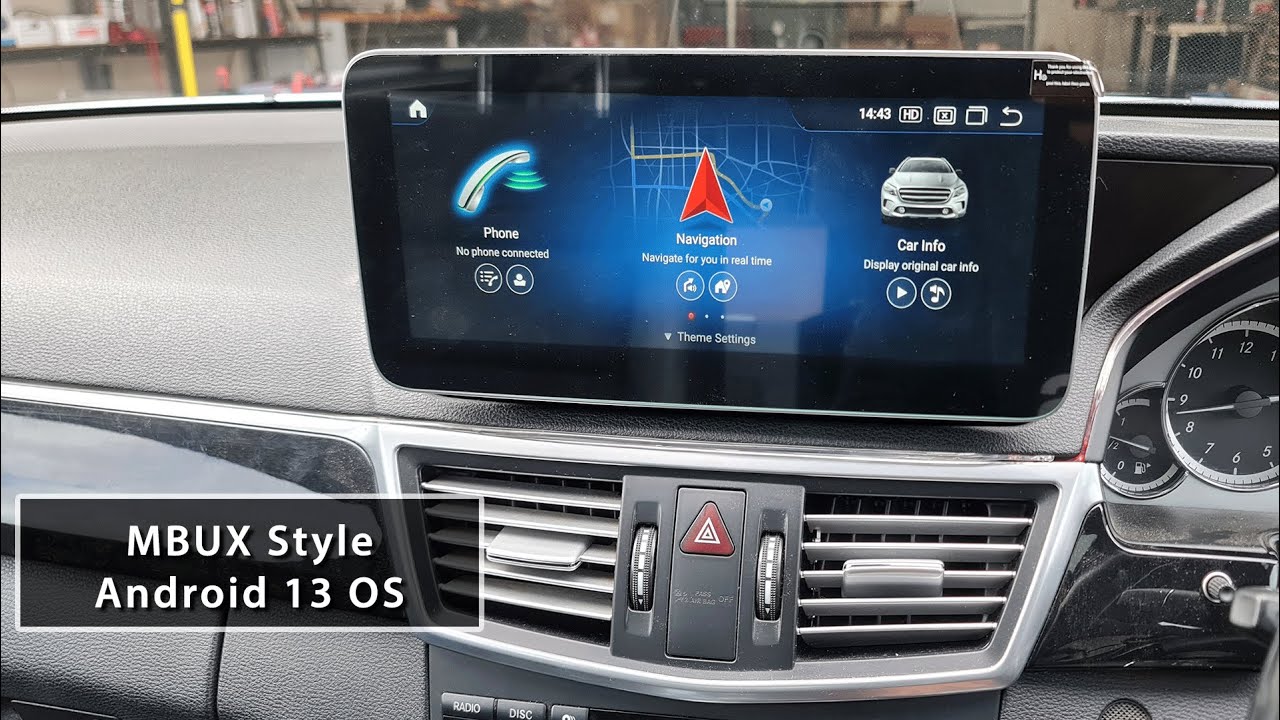 Mercedes Benz W212 / C207 E-Class 10.2" Android 13 Touch Display with ...