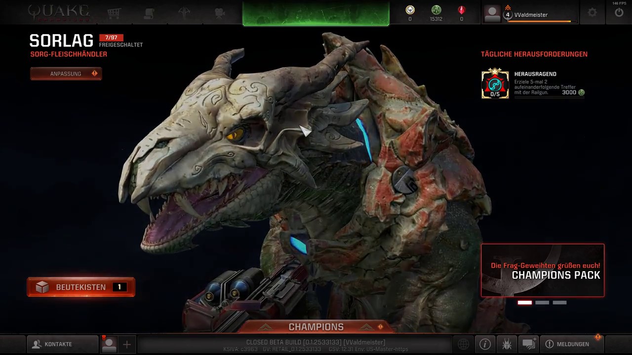 Quake Champions - #002 - Sorlag - TDM - Livestream - YouTube