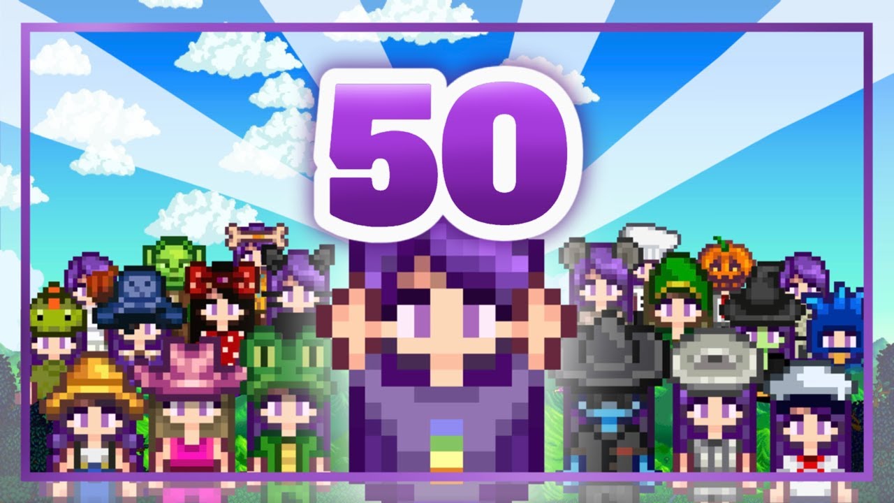 Making 50 Outfits in Stardew Valley (Tutorials Included) - YouTube