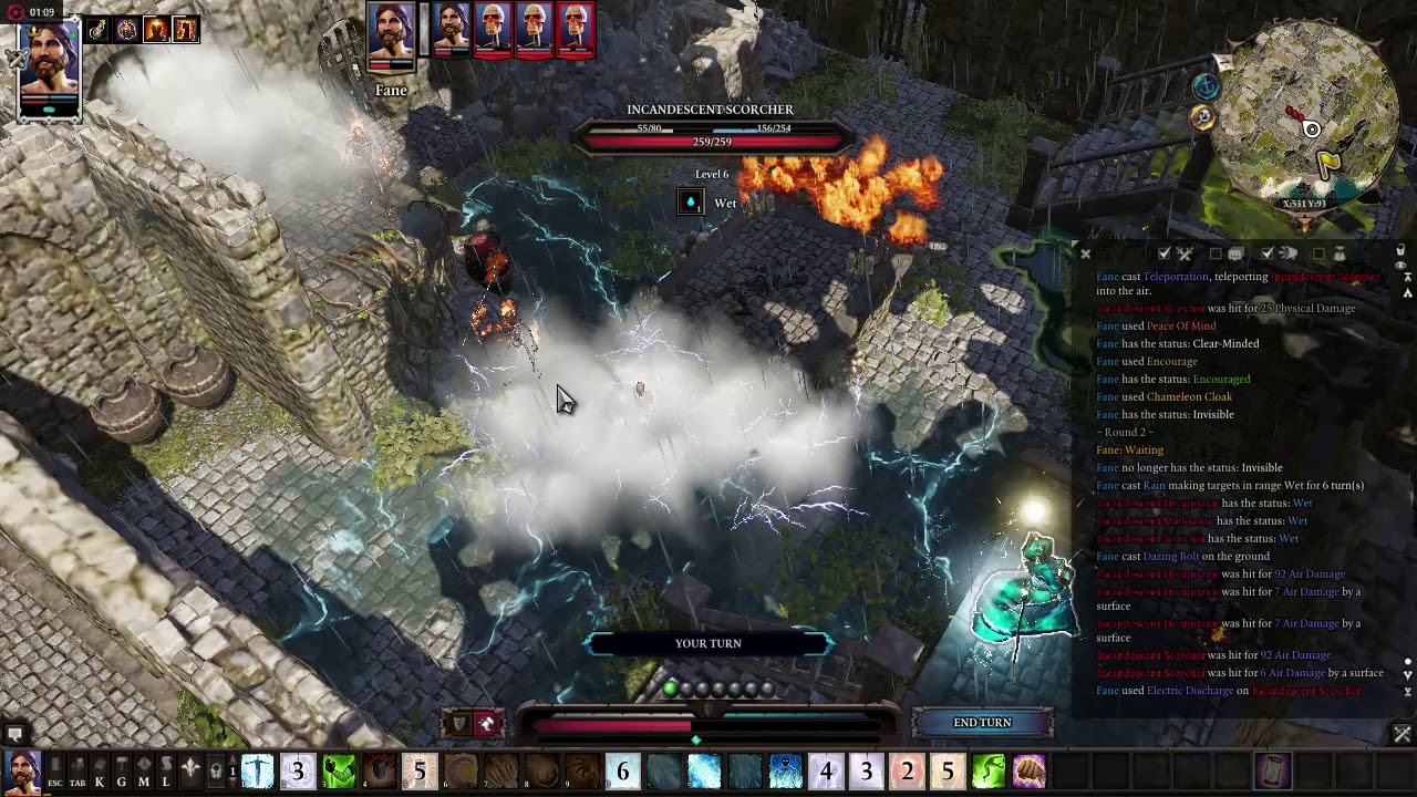 Divinity Original SIn 2 mage solo fire skeletons - YouTube