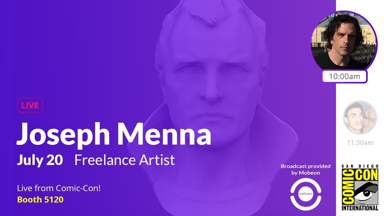 Live from Comic-Con 2019: Joseph Menna - YouTube