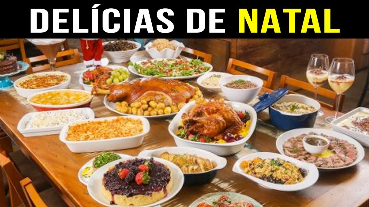 Receitas de NATAL Deliciosas, Fáceis e Saudáveis - Salgadas e Doces ...