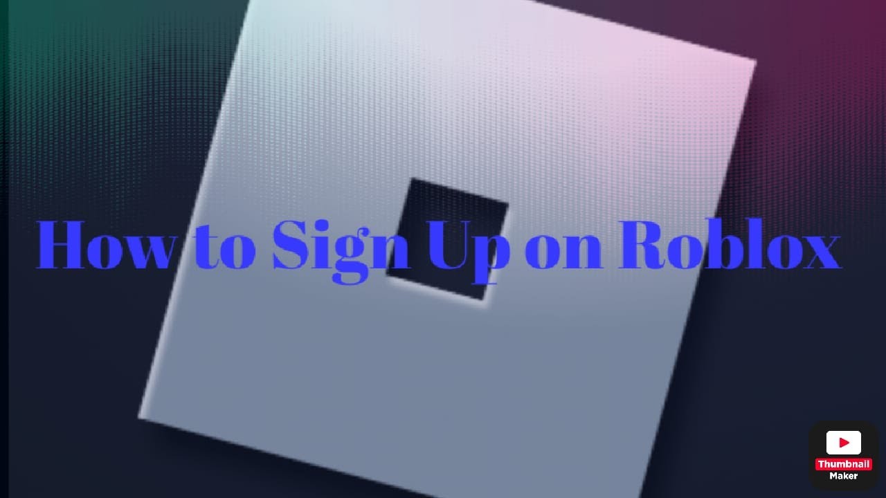 How to Sign Up on Roblox - YouTube