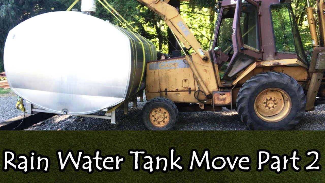 Lifting the Water Tank Onto the Skids - YouTube