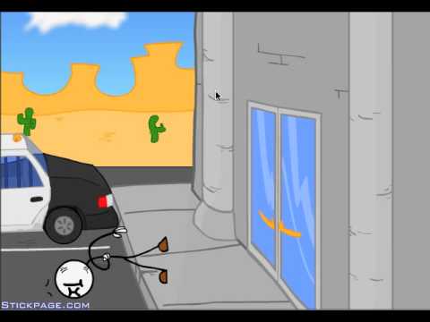 Henry Stickman series: escaping the prison - YouTube