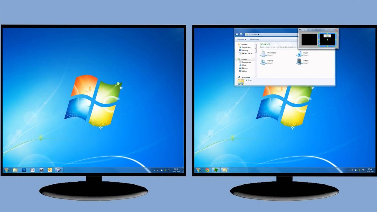 How to use new multiple monitor selector - YouTube