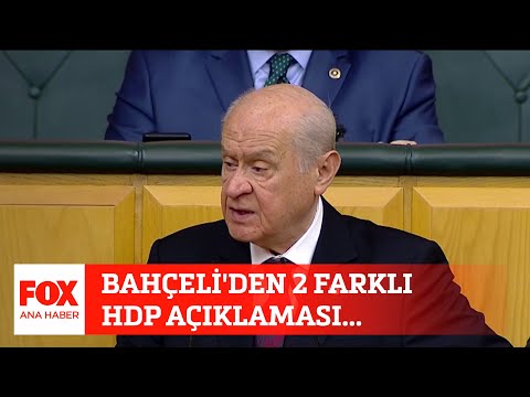 Bahçeli'den 2 farklı HDP açıklaması... 15 Kasım 2022 Selçuk Tepeli ile FOX Ana Haber