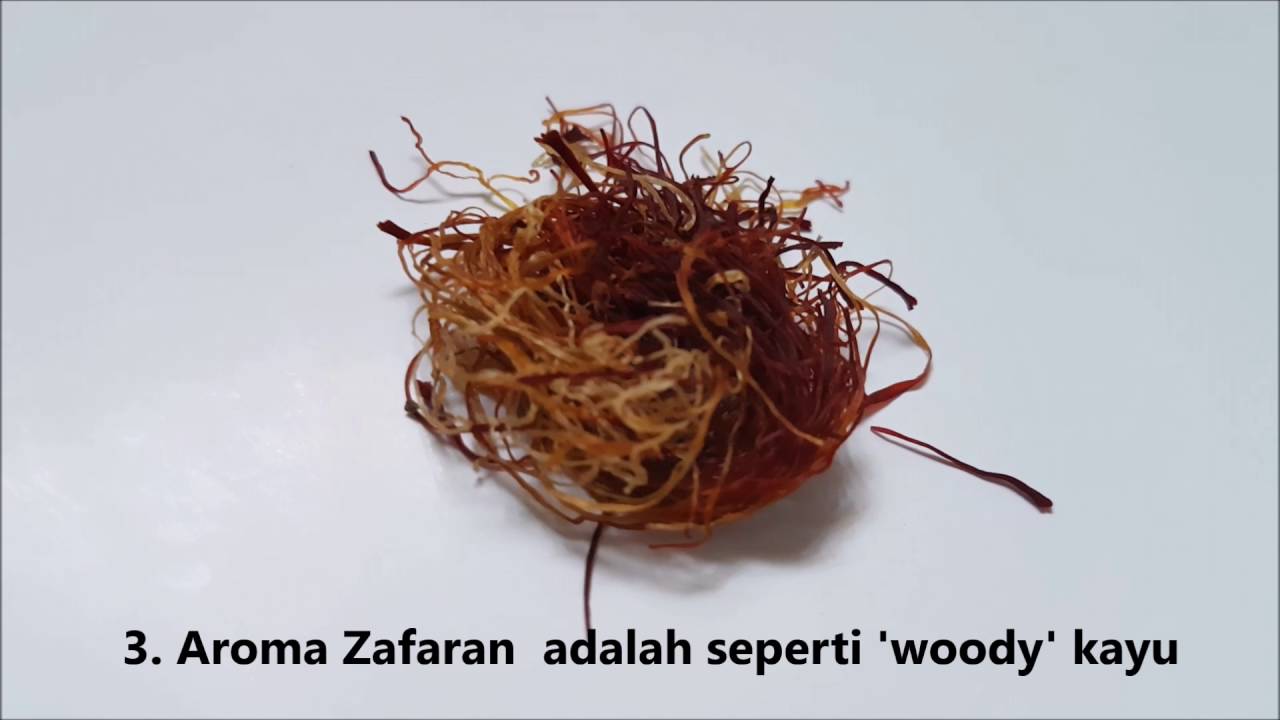 Panduan Mengenalpasti Zafaran/Saffron Asli - YouTube