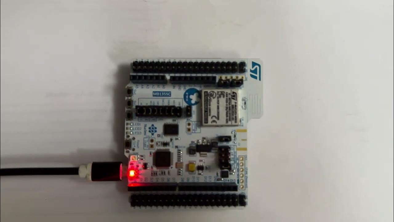 Blinking LED on STM32WB55 - YouTube