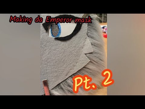 Part 4 of making my Emperor mask 🐺 - YouTube