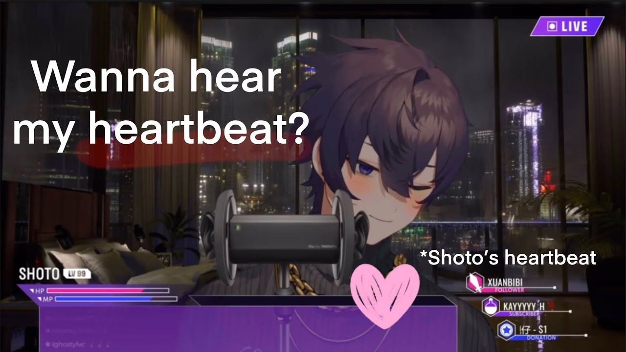 [ Shoto ] Shoto’s heart beats FAST?!💜💗｜Shoto calling Mysta and Vox 🔍👹 ...