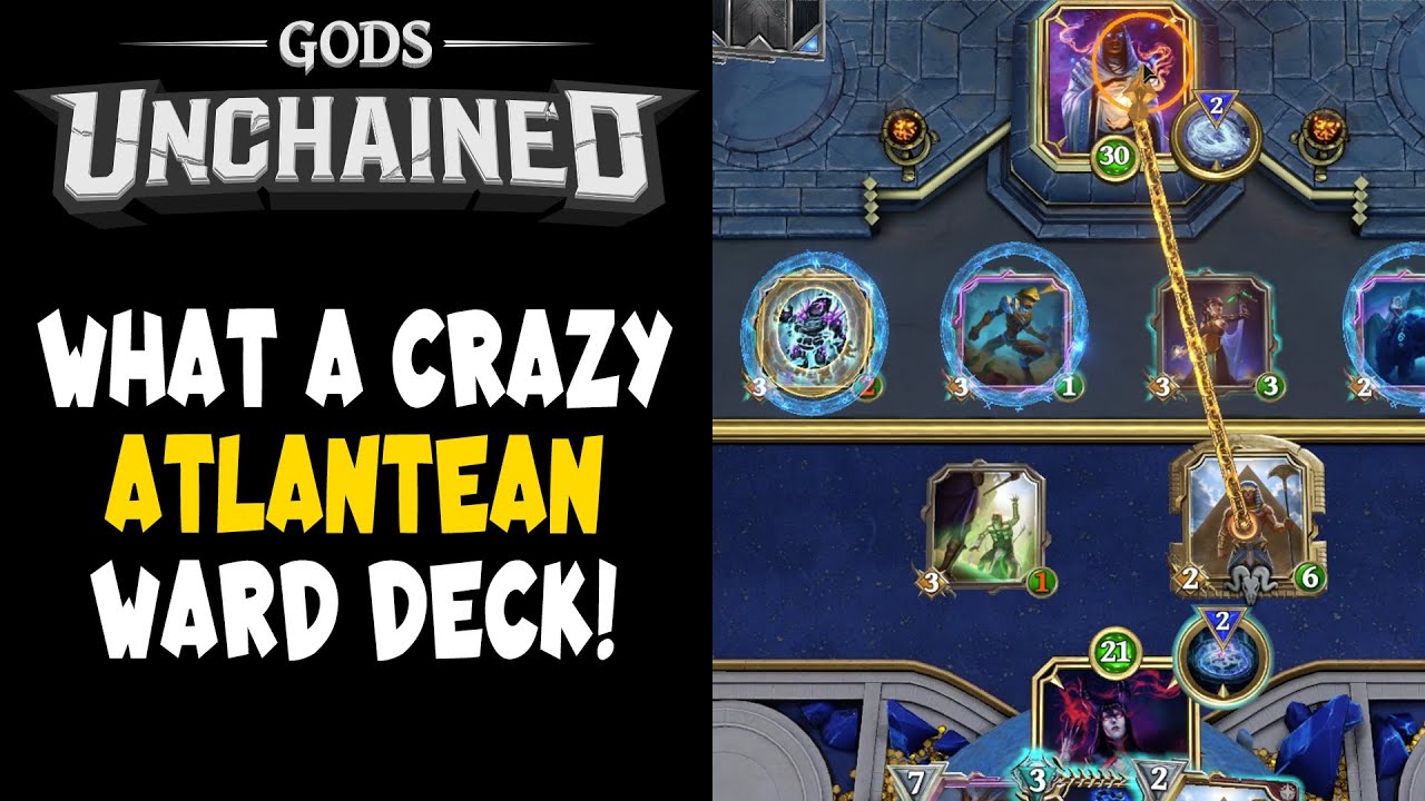 What a Wild Atlantean Magic Ward Deck in Gods Unchained $GODS - YouTube