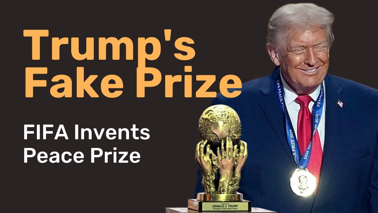 Trump's Fake Peace Prize - YouTube