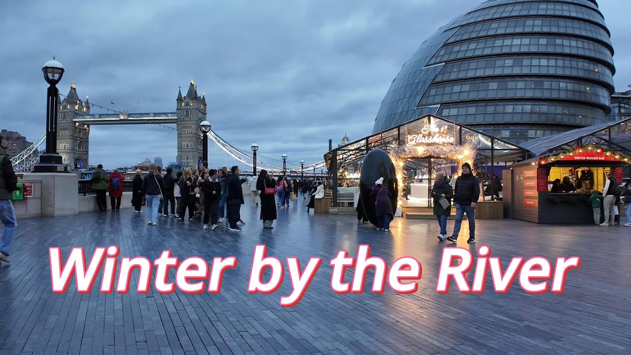 Winter by the River - Near London Bridge #christmasmarket # ...