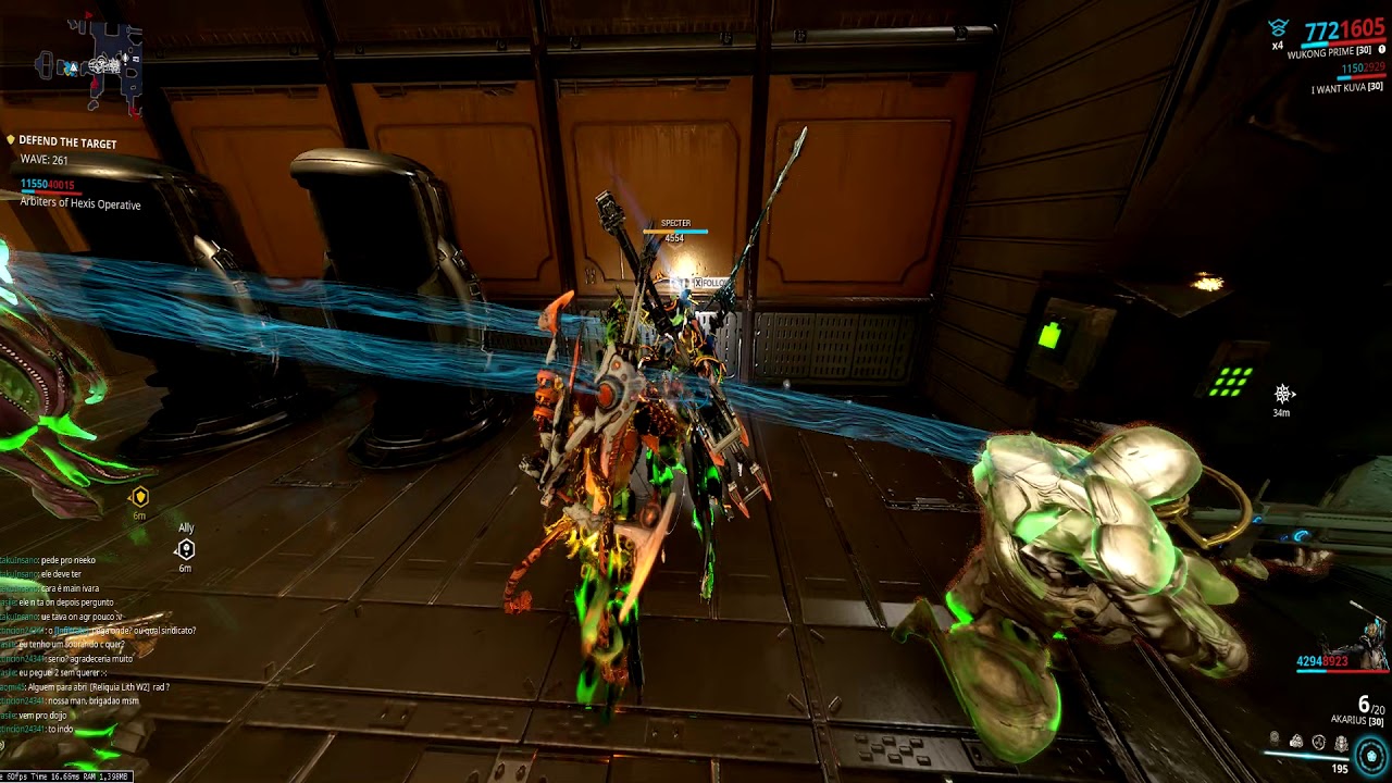 WARFRAME - Defense Arbitration WAVE 260 (SOLO) - YouTube