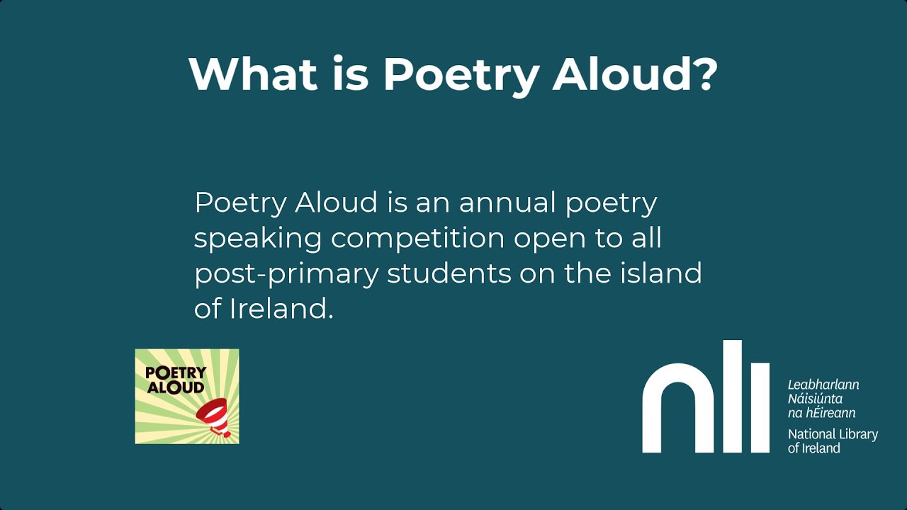 What is Poetry Aloud? - YouTube
