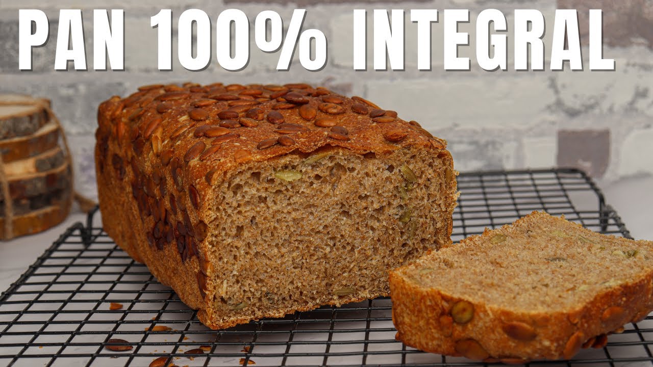 Cómo hacer PAN INTEGRAL 100% SIN MAQUINA | con SEMILLAS de CALABAZA ...
