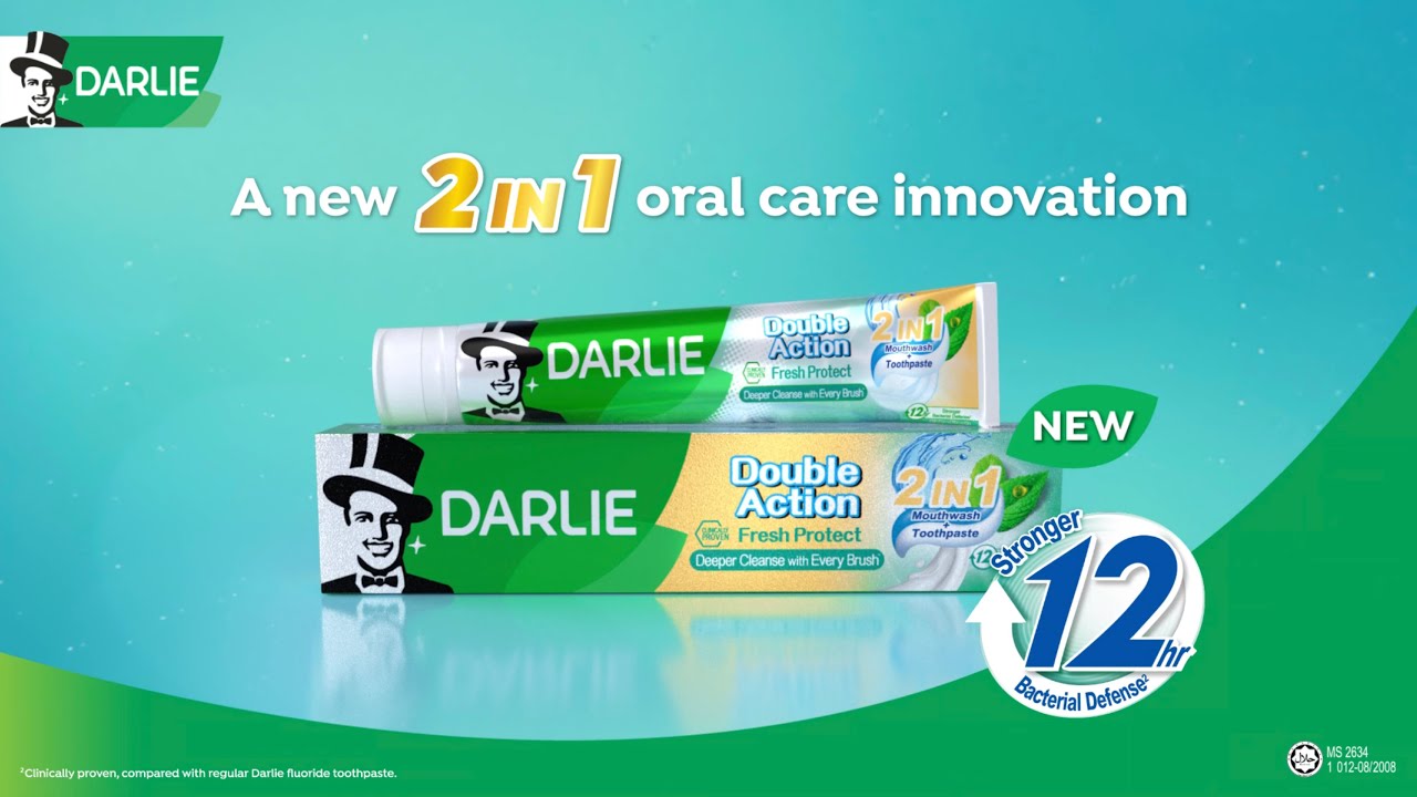 The all-new Darlie 2IN1 Mouthwash + Toothpaste with LiquiDual ...