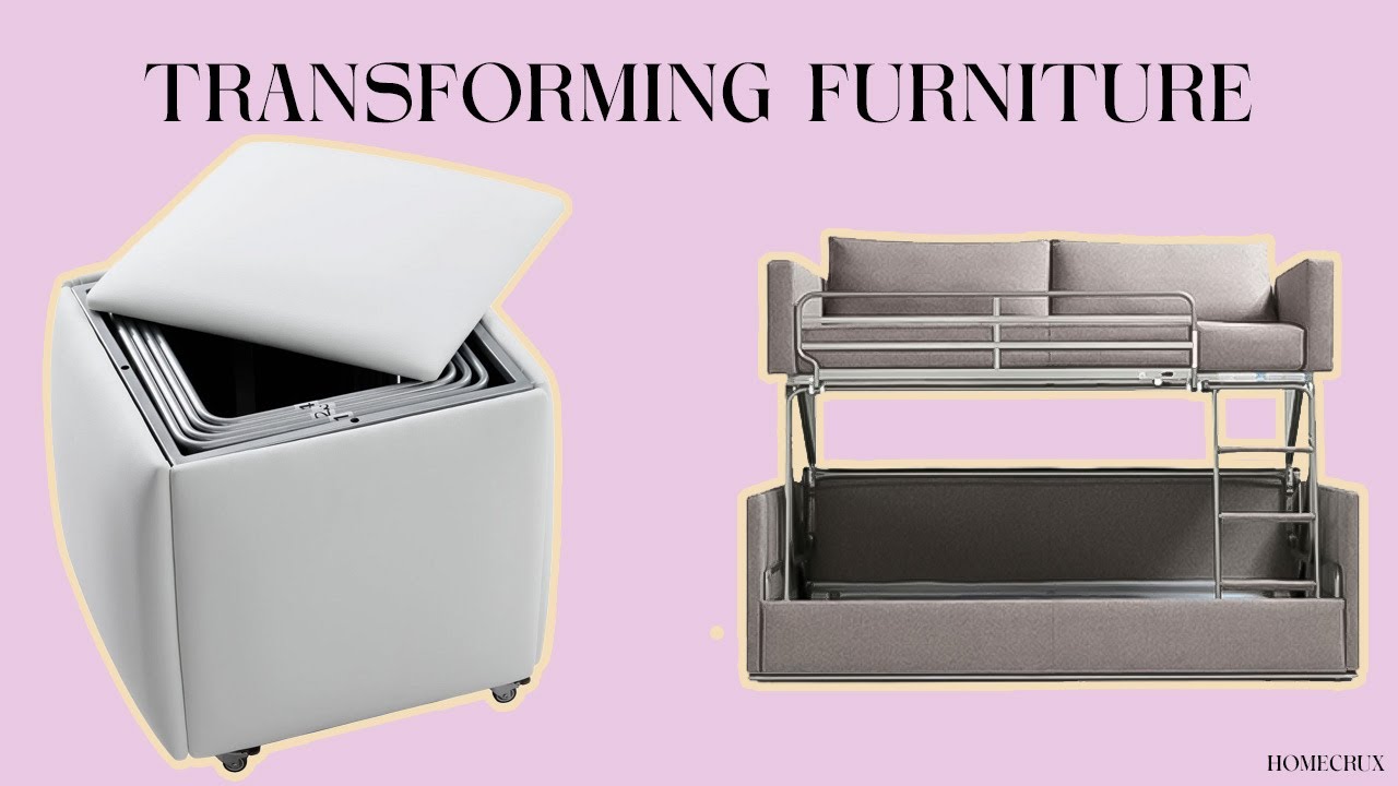 Five Transforming Furniture for Small Apartments - YouTube