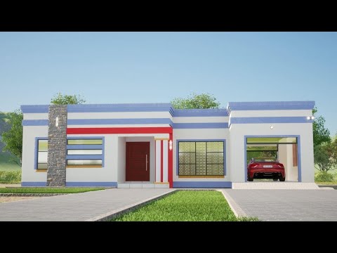 5 Houses plans | Modern house design | Scotch roof and Flat roof | PLAN ...