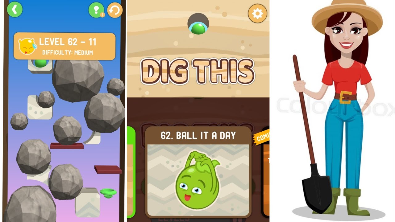 Dig It Dig This 62-11 Dig This Level 62-11 Dig This 'BALL IT A DAY' Dig ...