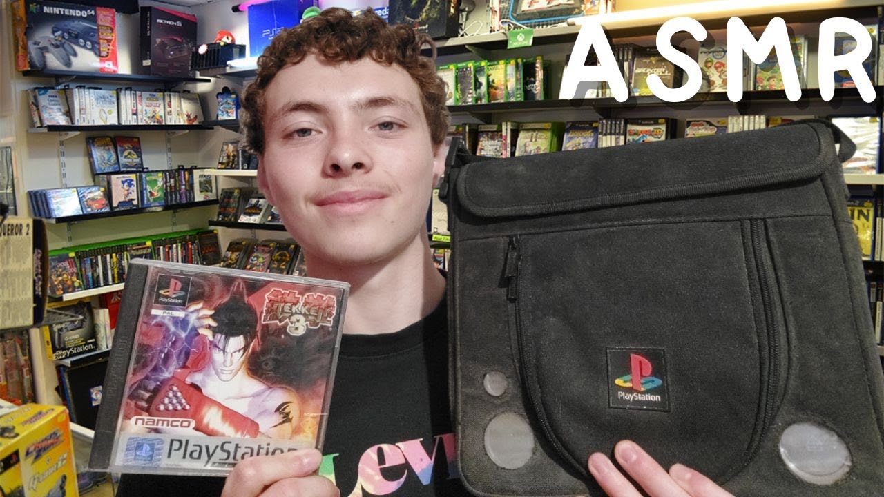 ASMR FR: Roleplay🕹Vendeur RetroGaming PS1🕹 - YouTube
