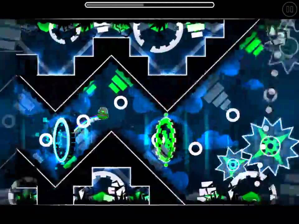 Geometry Dash - Crystal Fall (Easy Demon) - by Gelt & Woogi1411 - YouTube