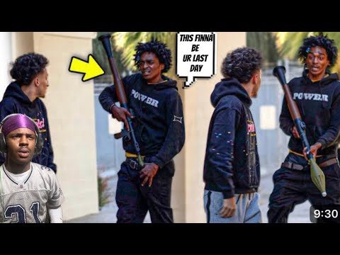 (BLOWS UP GAS STATION)Crazy Thug Pulls Out An RPG On Me! #comedy #prank ...