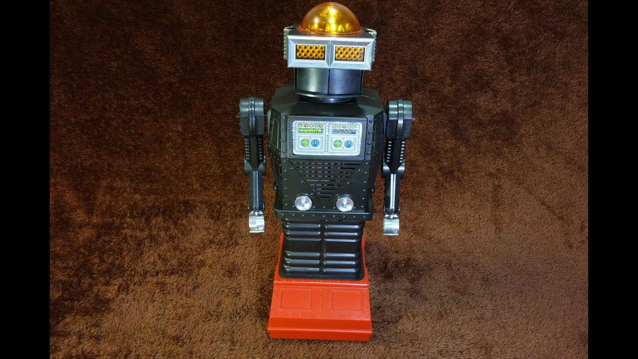 Waco Laughing Robot Vintage Battery Operated Toy Japan - YouTube