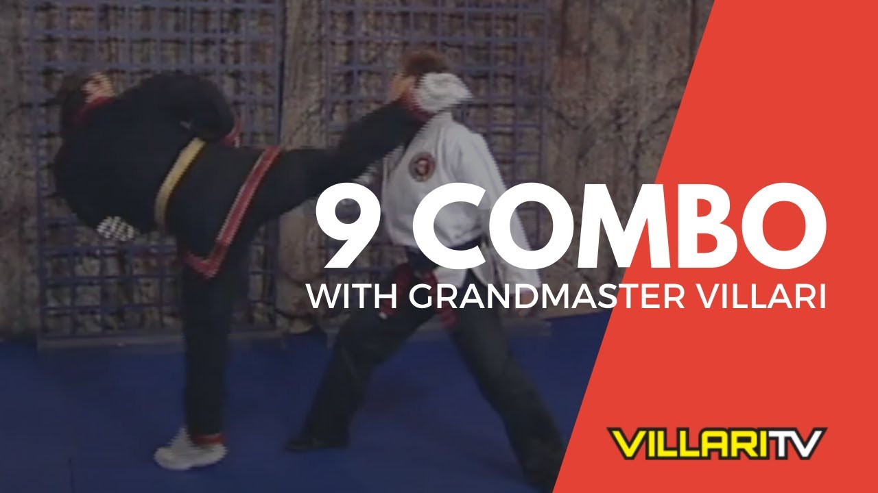 #9 Combination with Grandmaster Villari - Shaolin Kempo Karate - YouTube