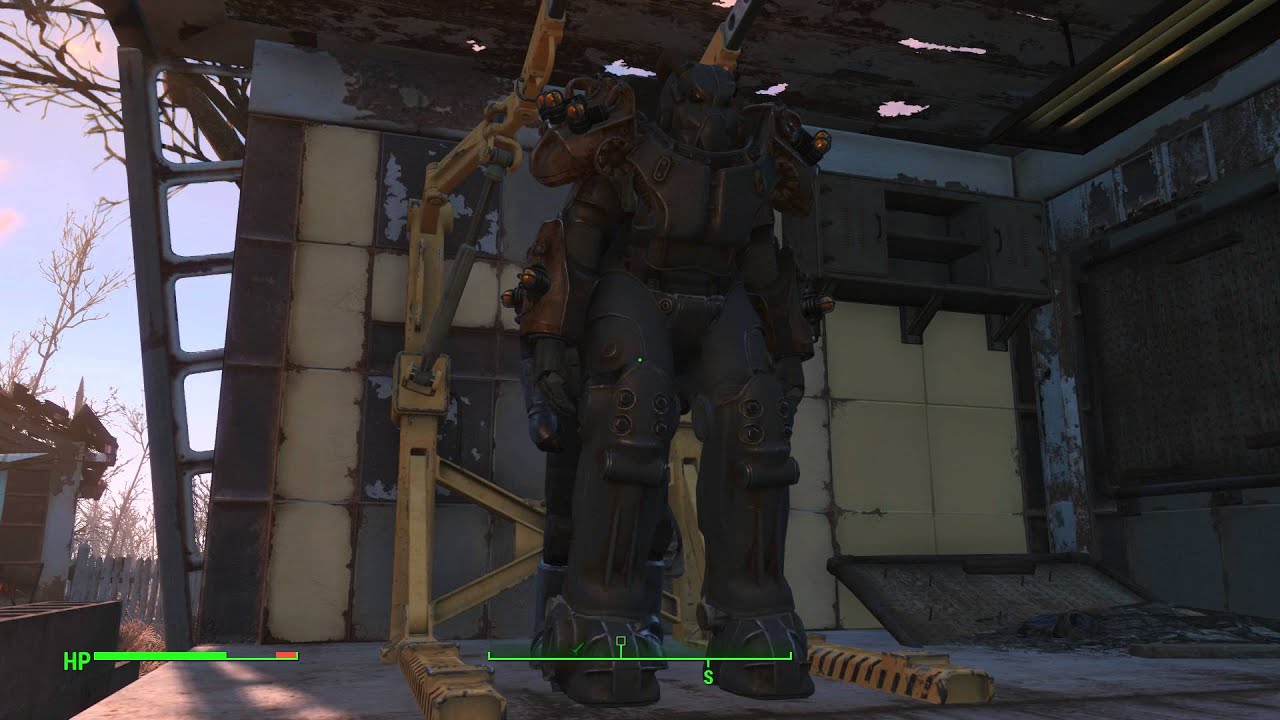 Fallout 4 Automatron - X-01 Power Armor Modded with T-60 Right & Left ...