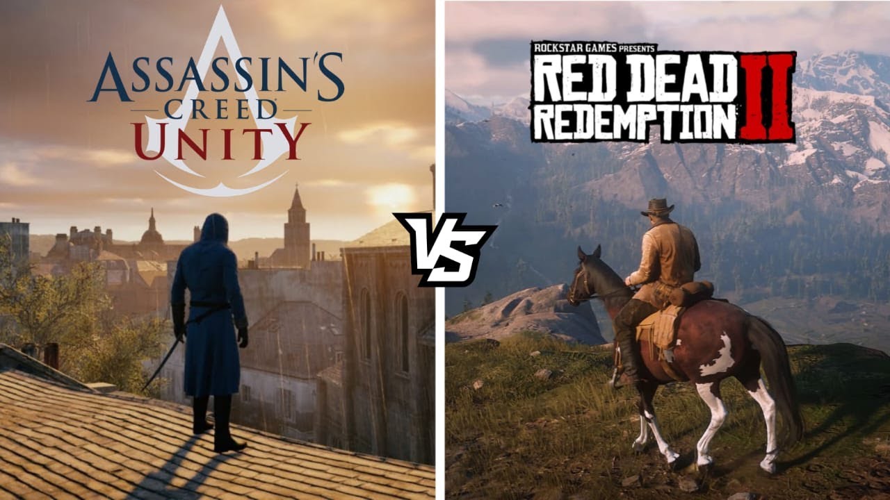 Red Dead Redemption 2 vs Assassin's Creed Unity | PC Comparison - YouTube