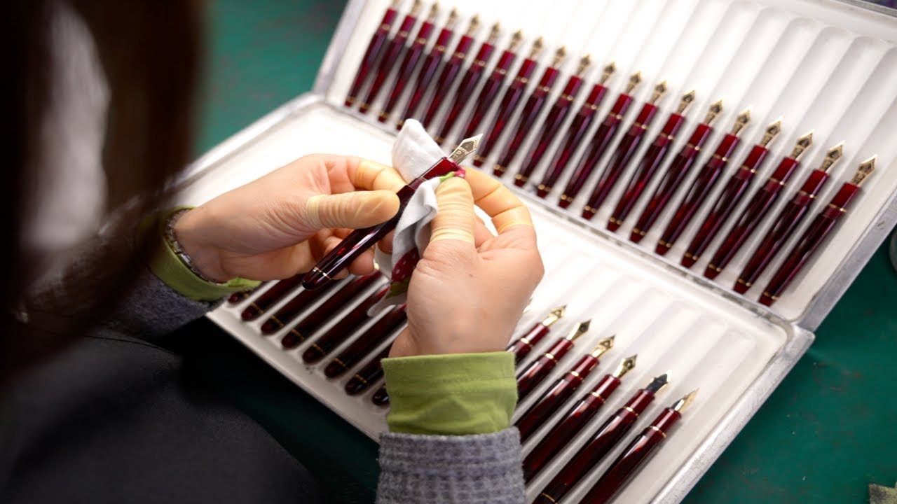 A Soothing Factory Video That Shows How Fountain Pens Are Made
