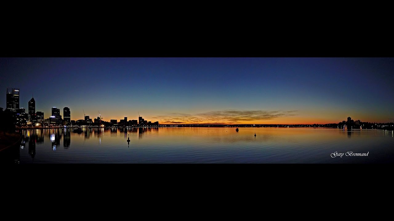 Perth city sunrise - YouTube